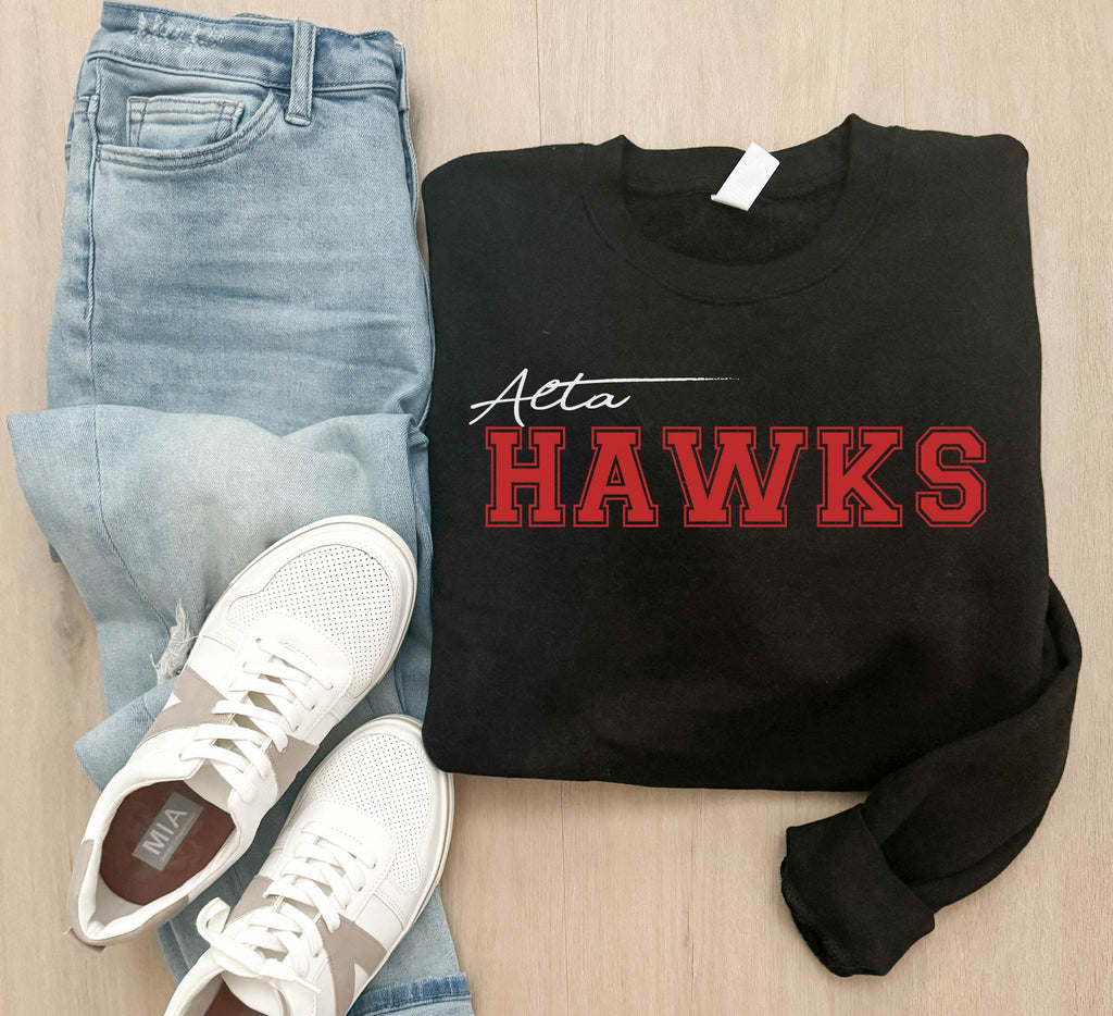 Alta Hawks fleece sweatshirt – Salted Threads Co.