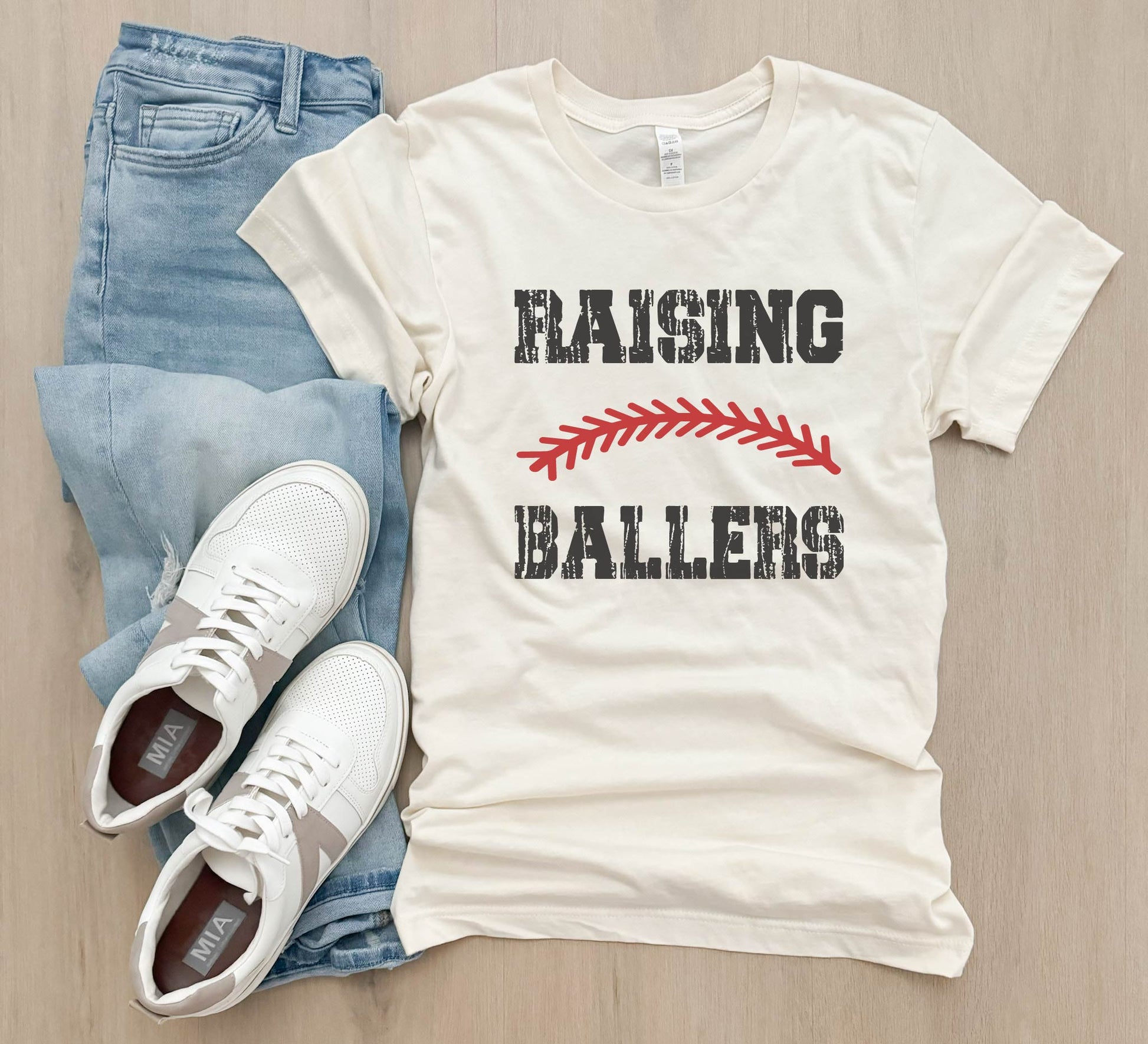 Raising ballers baseball tee – Salted Threads Co.